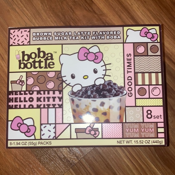 Hello Kitty | Holiday | Final Drop Nwt Brown Sugar Hello Kitty Boba Tea ...